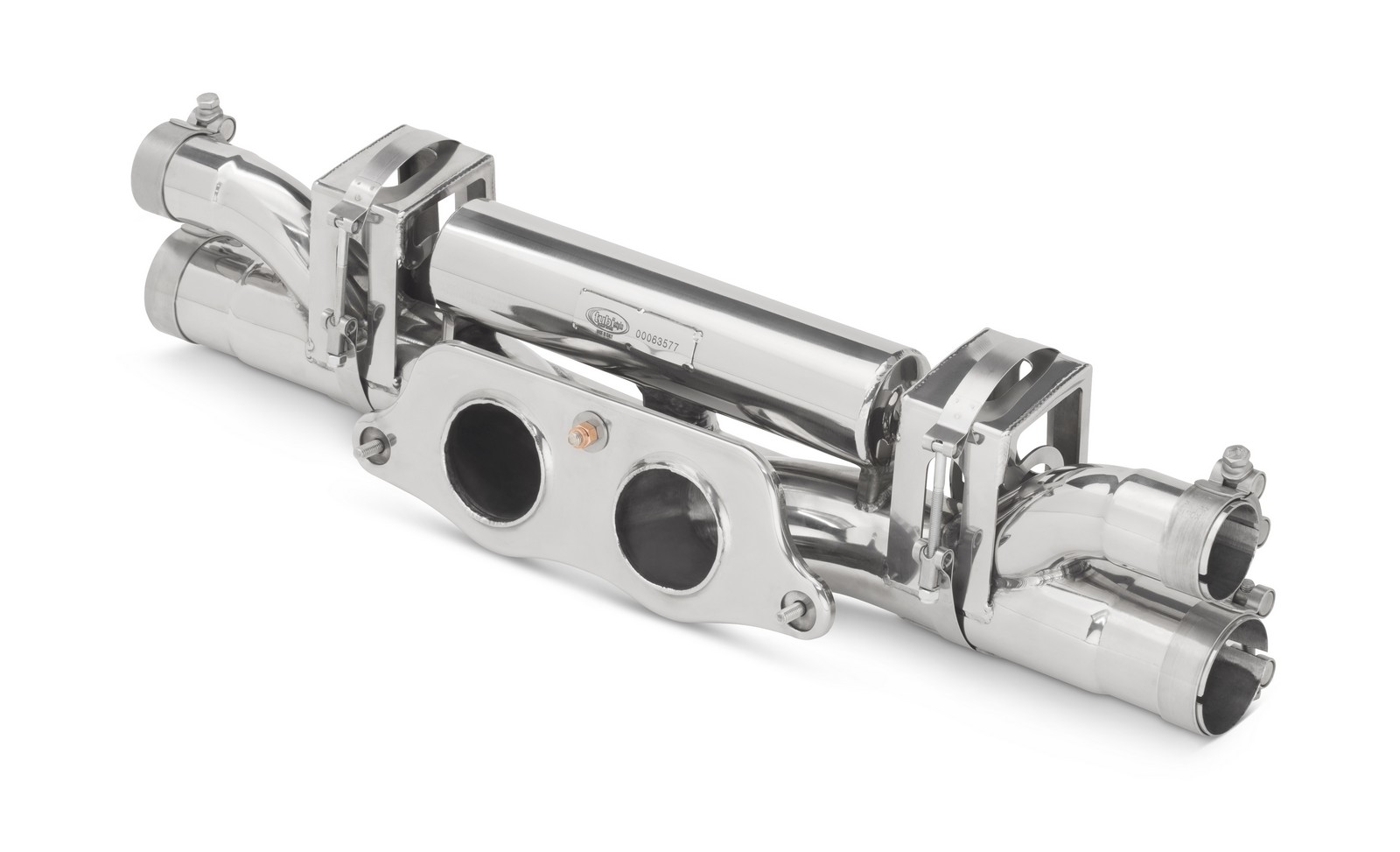 997 & 991 GT3 CENTRAL STRAIGHT PIPES EXHAUST w RESONATOR - TubiStyle ...